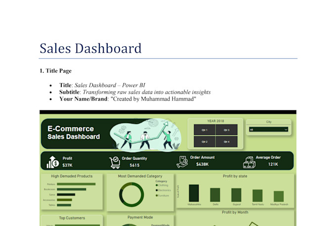 Your expert power bi developer to analyze and visualize data by Hammad_195 | Fiverr